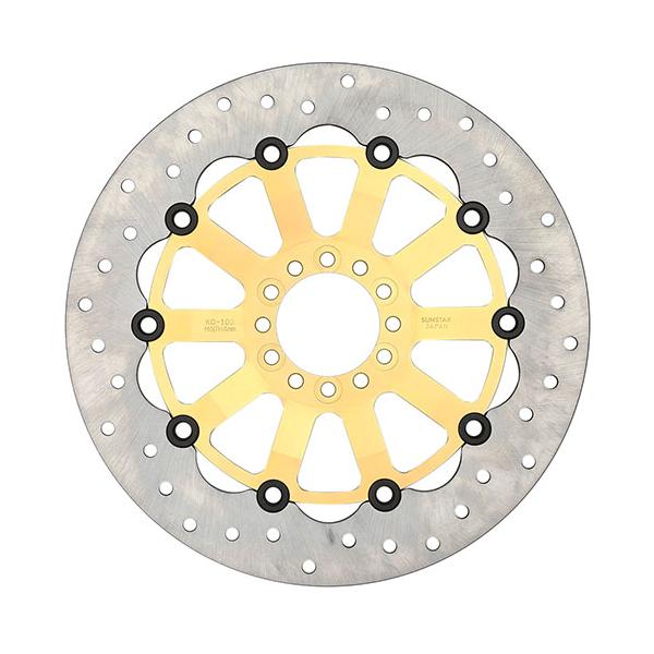 メーカー品番：KC-503H適合車種：CBR250RR[90-00]｜NSR250R/SE/SPカラー：ブラックタイプ：フロント左 セミフローティング_フロント右 セミフローティング商品サイズ：外径(mm)：276 厚み(mm)：4.0 パ...