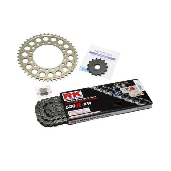 メーカー品番：KR5D414適合車種：Z1100GP (530コンバート)[82]カラー：ブラックタイプ：MT駆動系単位：1セット(3点入)セット内容/付属品：【セット内容】 フロント品番：558-18(18T) リア品番：RK-108-4...