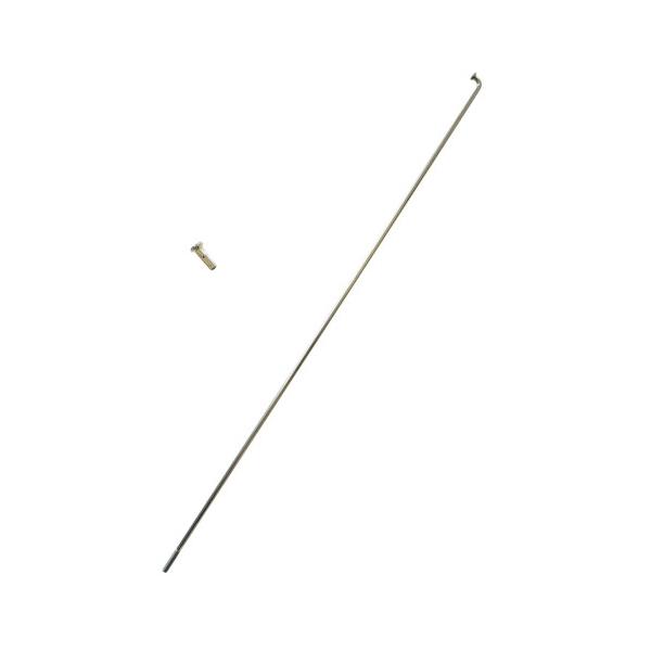 タイプ：ステンレス単位：1本セット内容/付属品：スポーク×1本 付属品：#14ニップル(真鍮)×1個