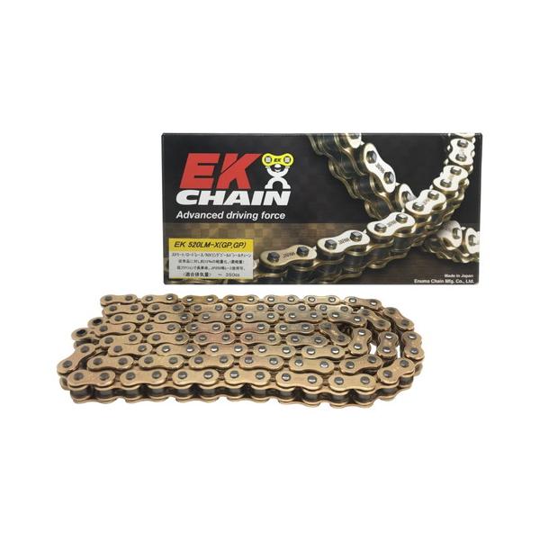 メーカー品番：520LMX(GP/GP)-120L-MLJカラー：ゴールドタイプ：シールチェーン(NXリング)単位：1本セット内容/付属品：付属ジョイント：MLJ(カシメジョイント)