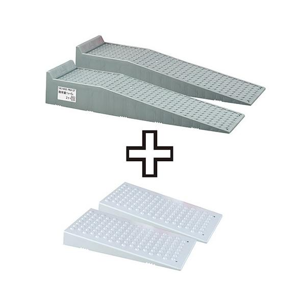 メーカー品番：PR10TC商品サイズ：スロープ台：巾290×長さ1200×高さ170mm 延長スロープ：巾310×長さ600×高さ60mm単位：1セット