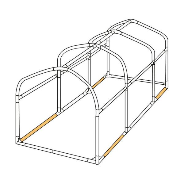 メーカー品番：DCC330XL-P4カラー：オレンジ商品サイズ：DCC330×L バイクガレージ適合単位：1セット