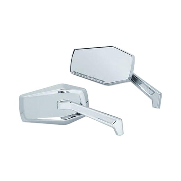 メーカー品番：5918適合車種：汎用カラー：クロームタイプ：その他商品サイズ：ミラー：幅5-1/2in×高さ3-1/2in ボルトサイズ：5/16-18単位：1セット(左右)セット内容/付属品：Left Mirror×1 Right Mir...