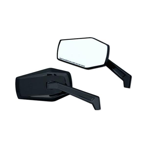 メーカー品番：5919適合車種：汎用カラー：ブラックタイプ：その他商品サイズ：ミラー：幅5-1/2in×高さ3-1/2in ボルトサイズ：5/16-18単位：1セット(左右)セット内容/付属品：Left Mirror×1 Right Mir...