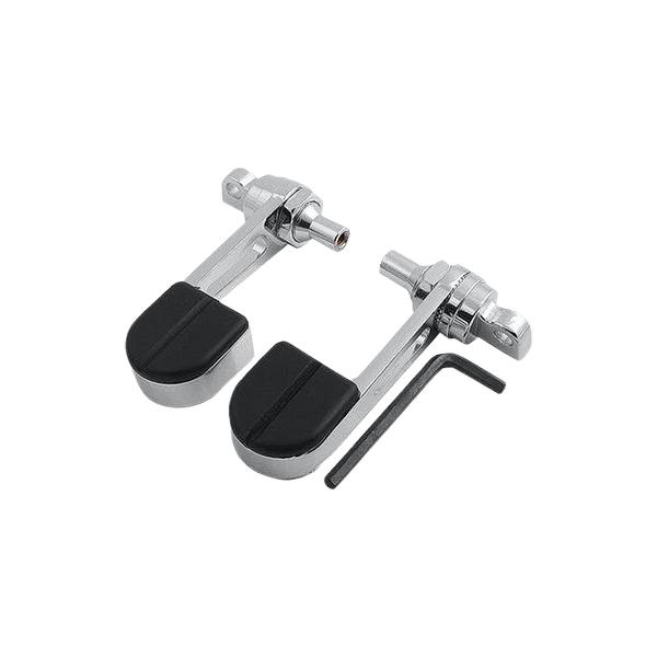 メーカー品番：8074適合車種：クリアキン製ISOペグ専用で、純正オス型クランプ対応車両に適合 ※2018年以降のM8ソフテイル、 及び2011年以降のXL1200X/V/C及びFXSには取り付けできません。カラー：クローム/ブラック単位：...