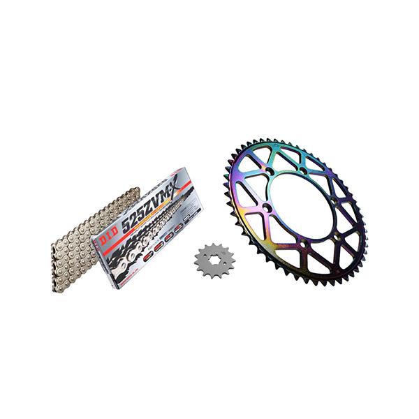 メーカー品番：XTK037-S適合車種：ZX-10R[08-10]カラー：シルバータイプ：MT駆動系単位：1セットセット内容/付属品：Fスプロケット、Rスプロケット、チェーン