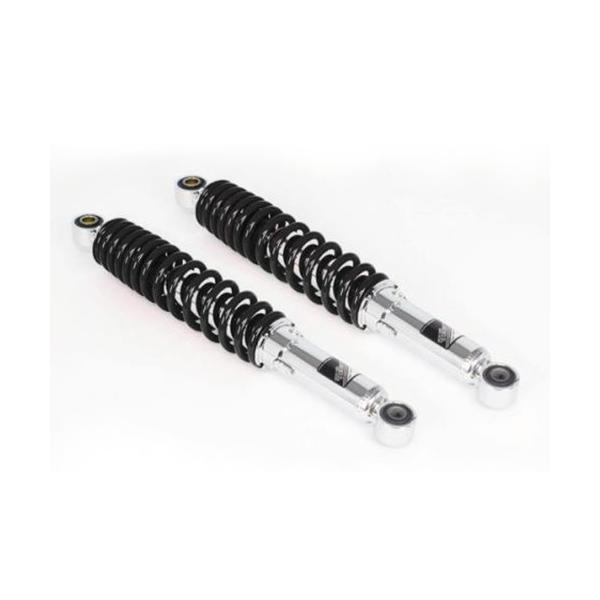 メーカー品番：06-04-0156適合車種：スーパーカブ50(AA04/AA09)｜スーパーカブ110(JA10/JA44)カラー：クロームメッキ/ブラック単位：1セット(2本入)