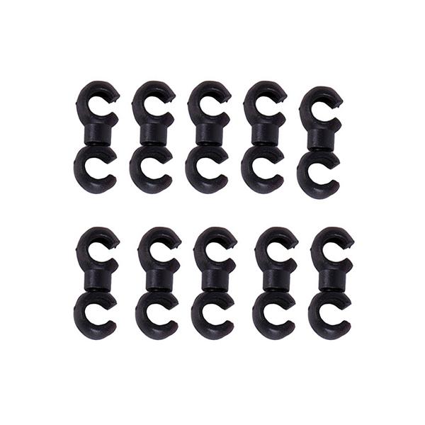 適合車種：自転車カラー：ブラック商品サイズ：・全長：約18.7mm ・バックル部分間の距離：10.7mm ・4mm・5mmハウジングに対応単位：1セット(10個入)