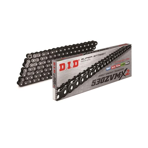 メーカー品番：DID530ZVM-X2-116ZJ B&amp;Bカラー：ブラックタイプ：シールチェーン(Xリング)単位：1本セット内容/付属品：付属ジョイント：カシメジョイント(ZJ)