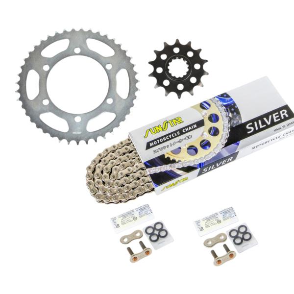 メーカー品番：KS30506適合車種：NINJA250R[08-12]カラー：シルバータイプ：MT駆動系単位：1セット(3点入)セット内容/付属品：【セット内容】 フロント品番：378-14(14T) リア品番：JK-102-43(43T・...