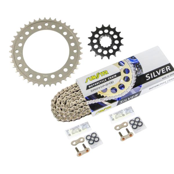 メーカー品番：KS4C812適合車種：CBR954RR(国内)(525コンバート)[02-03]｜Fire Blade[03]カラー：シルバータイプ：MT駆動系単位：1セット(3点入)セット内容/付属品：【セット内容】 フロント品番：429...