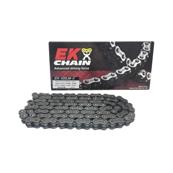 メーカー品番：520LMX-108L-MLJカラー：スチールタイプ：シールチェーン(NXリング)単位：1本セット内容/付属品：付属ジョイント：MLJ(カシメジョイント)