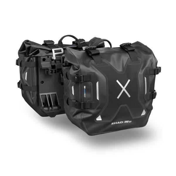 メーカー品番：X0TR30カラー：ブラック商品サイズ：本体(片側)：W400mm×D230mm×H380mm単位：1セット(左右)セット内容/付属品：キー×2