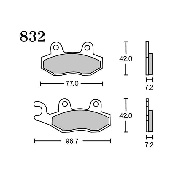 メーカー品番：832FA5適合車種：DT200WR(3XP)｜TT250R/レイド(4GY)｜ランツァ(4TP)｜スカイウエイブ400(CK44A/CK45A)｜DR250S/ジェベル(SJ44A)｜バーグマン400(DU11A/DU11N...