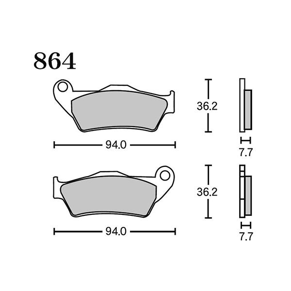 メーカー品番：864FA5適合車種：R850R｜R1100S｜R1150R[01-06]｜R1200S単位：1セットセット内容/付属品：1キャリパー分