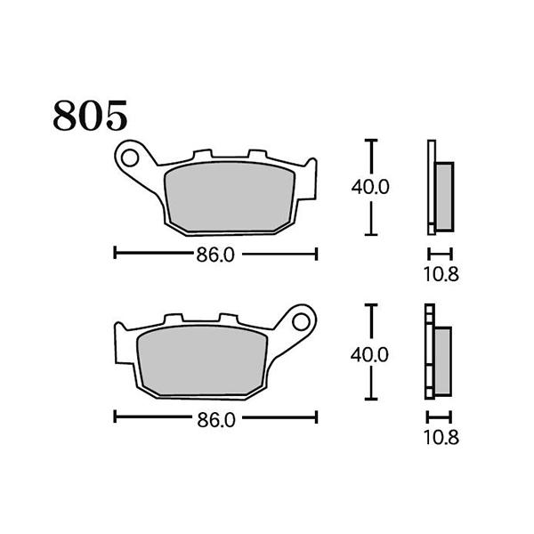 メーカー品番：805MAX適合車種：レブル250/500(MC49/PC60)｜CBR250RR(MC51)｜400X(NC47/NC56)｜ホーネット(MC31)｜VTR250(MC33)｜CB400SF(NC31)｜X-ADV(RC95...