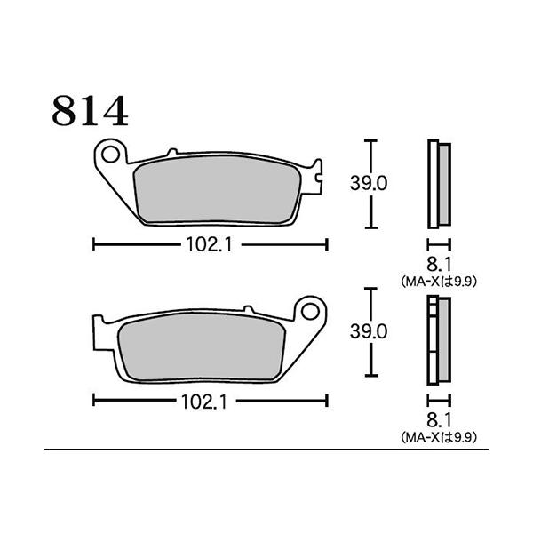 メーカー品番：814MAX適合車種：CBR250RR(MC22)｜CBR250R(MC41)｜CB250F(MC43)｜CBR400RR(NC23/NC29)｜CB400SF(NC31)｜CB400FOUR(NC36)｜XR400モタード(...