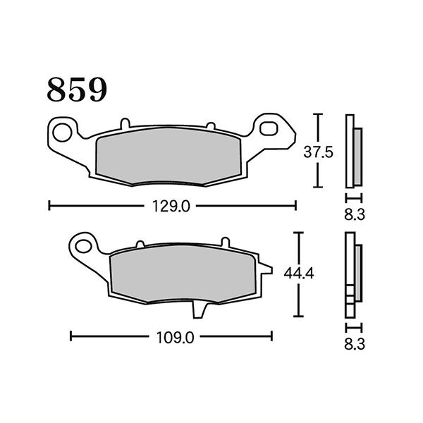 メーカー品番：859MAX適合車種：バンディット250(GJ77A)｜ボルティ(NJ47A)｜グラストラッカー/ビッグボーイ(NJ47A)｜ST250(NJ4AA)｜グラディウス400(VK58A)｜SV650(VP55B)｜Vストローム6...
