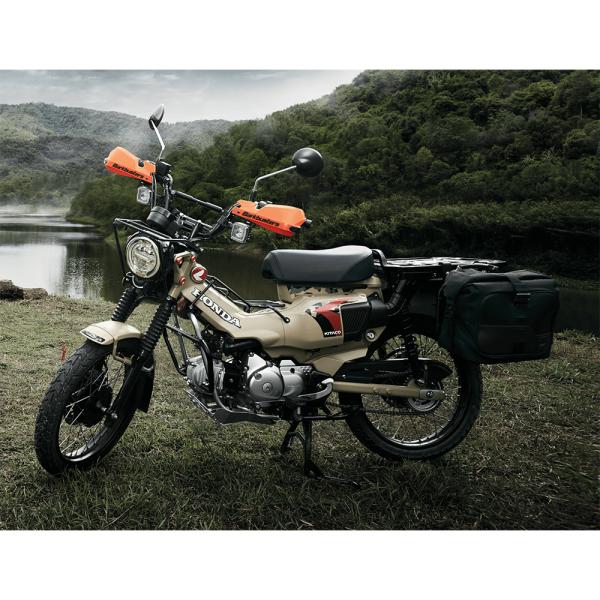 【適合車種】■車種名：HONDA ホンダ CT125■適合年式：2020年新型モデル〜【商品内容】■セット内容：BARKBUSTERS ハンドガード 1セット（左右各1枚） 取り付け金具付き■カラー：オレンジ【備考】■微細な傷や汚れがある場...