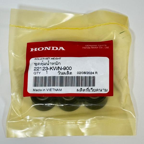 【商品内容】■セット内容：HONDA純正 ウエイトローラー 1セット（6個入り) ■Parts No.：22123-KWN-900【商品説明】■HONDA純正ウエイトローラー。ご所有のバイクに取り付け可能か適合表等でご確認お願い申し上げます。