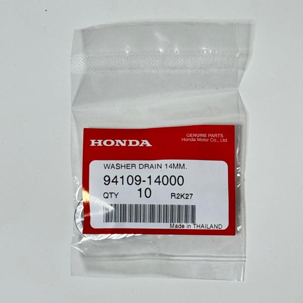 【商品内容】■セット内容：HONDA純正 ドレインパッキン 10個セット■Parts No.：94109-14000【商品説明】■HONDA純正パーツ。