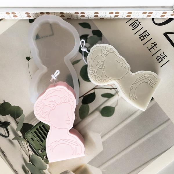 商品名：シリコンモールド　女神　像　天使　彫刻　型　キャンドル　アロマストーンキャンドルやアロマストーンの作成にご利用いただけます。素材：シリコン【注意点】・海外品ですので、丁寧に検品しておりますが、神経質な方はご購入をご遠慮ください。