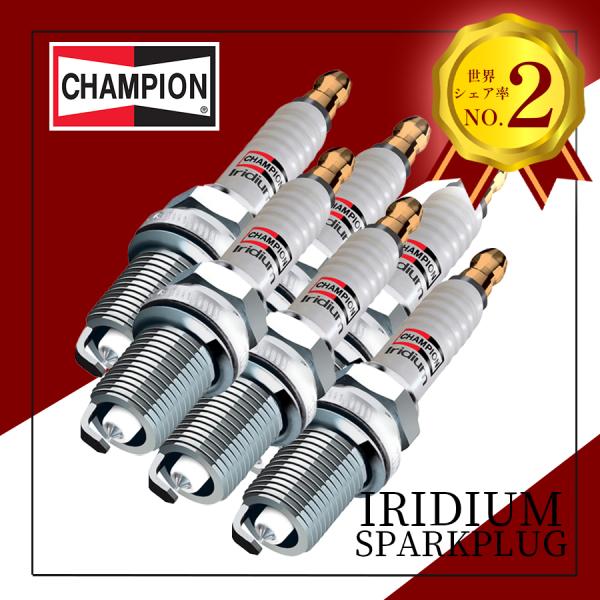 ＼ 10万km保証付！ ／CHAMPION イリジウムプラグ スパークプラグ 9007 6本 1台分●適合車種ニッサン フェアレディZ型式：S30 GS30 年式：S50.8〜S51.7排気量：2000 エンジン型式：L20E備考：-●互換...