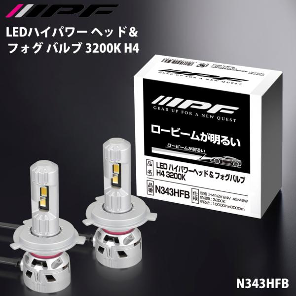 純正球比 4倍!IPF の大ヒット商品「スーパーロービーム シリーズ」のLEDバージョン ついに登場！●日常使用頻度の高い『ロービーム』の明るさを追及。純正球比4倍の明るさを実現。●クラシックスタイルに合う電球色(3200K)※純正ハロゲン...