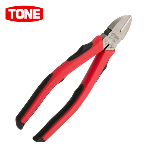 TONE 強力ニッパ マスターグリップタイプ  KN-150G 握りやすく、力が入れやすい！銅線や細い鉄線を切る工具です。電気通信機器やラジオ、テレビなどの配線・細工・修理などに使用できます。電気通信機器やラジオ、テレビなどの配線・細工・修...