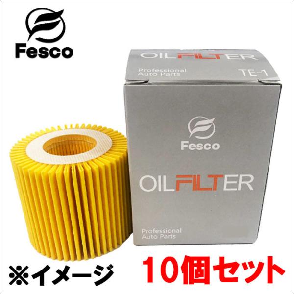 Fesco フェスコ製 オイルフィルター TE-3 10個セット高品質ろ紙を使用。エンジンオイルの性能を常時ベストに保ちます。逆止弁(ダイヤフラム)には高品質NBR(ニトリルゴム)または高品質シリコンゴムを採用Oリングは純正規格NBR採用 ...