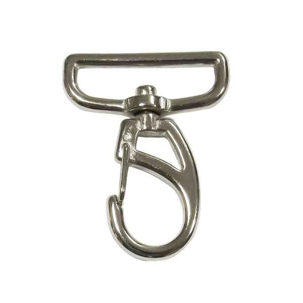 外寸47.5×38mmの、通し幅30cmナスカンが本製品「30mm 網ナスカン」です。網ナスですので、上部のフック部分が押し込み式のクリップになっています。本体の中央・接続部分が回転リングになっており、30mm幅Dカンに接続されています。ア...