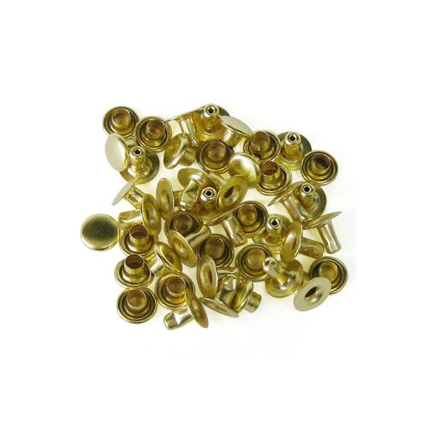 布や薄い革にお勧めの片面カシメです。カシメ足が、通常の小カシメのものよりも比較的短いため、取り付けるとカシメの頭が飛び出る、取り付ける対象が薄いものの場合にご検討ください。革や布の合計厚みが最大3.5mmまでの場合におすすめしています。カシ...