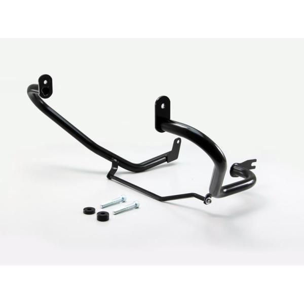 転倒時のエンジンへのダメージをしっかりと軽減するエンインガード。パイプラインは左右の形状を合わせた、車体と一体感のあるスタイリッシュなデザインに仕上げられています。[ 適合車種 ]・YAMAHA MT-09（'14-'20 RN34J/RN...