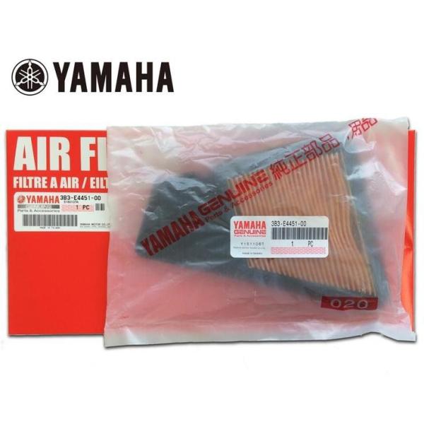 ヤマハ純正のエアクリーナーエレメント。エンジンの性能維持のためにも定期的な交換をお勧めいたします。※適合についてはパーツリスト等をご参照下さい。◆純正部品番号：3B3-E4451-00 ◆主な適合車種：4サイクル GEAR