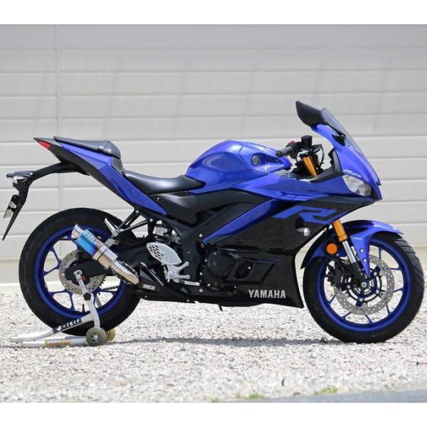 ◆適合車種：新型YZF-R25【2BK-RG43J】 / 新型YZF-R3 【2BL-RH13J】’18年・’19年〜◆近接騒音値：93db / JMCA認定品 / 車検対応◆ジョイントガスケット付属◆STD＆タンデムステップ対応◆OIL＆...