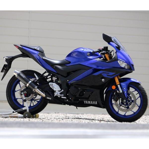◆適合車種：新型YZF-R25【2BK-RG43J】 / 新型YZF-R3 【2BL-RH13J】’18年・’19年〜◆近接騒音値：90db / JMCA認定品 / 車検対応◆ジョイントガスケット付属◆STD＆タンデムステップ対応◆OIL＆...