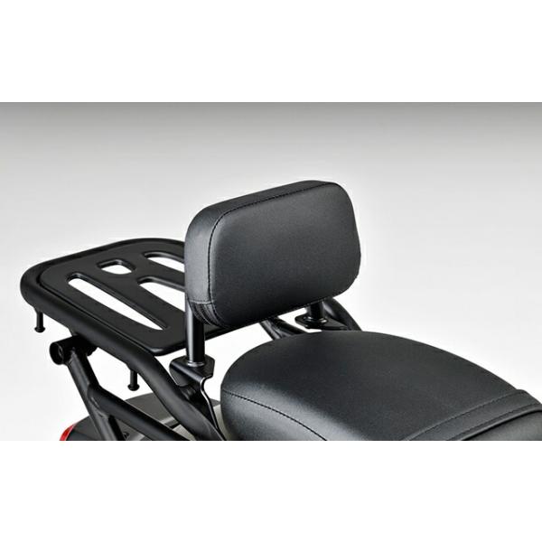 パッセンジャーの安心感を高めるバックレスト。密度の異なる２種類のクッションを採用し、快適性も向上させています。Rebelのスタイルにマッチしたロータイプです。◆適用号機2020YM Rebel 500 PC60-1200001〜2020YM...