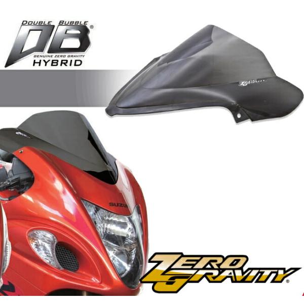 ダブルバブルライダーが伏せた時に整流効果を発揮する二段形状。・クリア品番：16134B101JANコード：4538792905815・スモーク品番：16134B102JANコード：4538792905822・ダークスモーク品番：16134B...