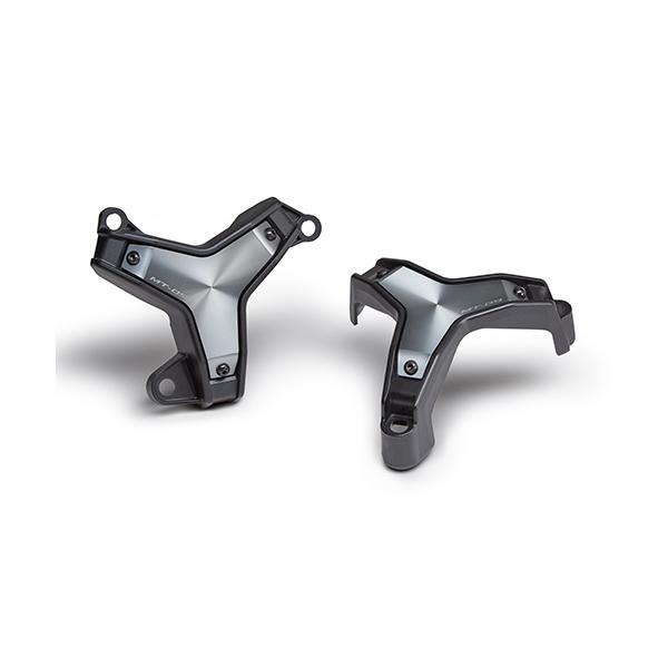 3気筒をイメージした3爪形状で、最も損傷を受けやすいクランクケース周りを可能な限り保護。アルミ素材にスピンドルパターンを施し、車両コンセプトの機能的な美しさをより引き立てます。◆適合車種：YAMAHA MT-09 ('21〜'23)◆左右セ...