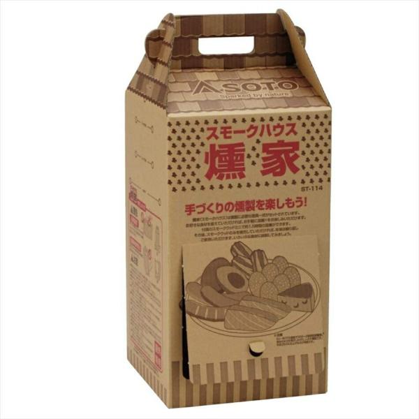 段ボール製の初心者向きスモーカー初めて燻製づくりに挑戦してみようという方に最適。一度だけでなく繰り返し使用できます。●寸法幅230×奥行230×高さ520mm(使用時）●セット内容スモーカー本体、スモークウッドミニ（1本）、金棒（2本）、金...