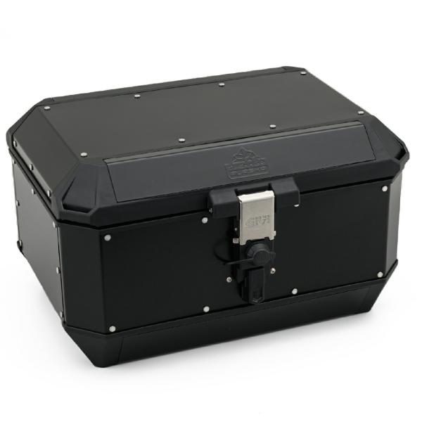 フラットなデザインのアルミケース 4つのベルトループで拡張性が高い世界で最も普及しているモノキーシステムを採用した56/44?のアルミトップケースです。1.5mm厚のアルミ板をメイン素材とした堅牢な造りとなっています。GIVI独自のWIRE...