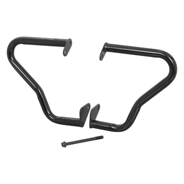 万が一の転倒の際にエンジンの損傷を軽減させるエンジンガードパイプです。車体のドレスアップにもお勧めです。◆適合車種：HONDA レブル250◆適合車体番号：MC49-1000001〜◆ボルトオン装着◆スチール製ブラック塗装仕上げ◆左右1SE...