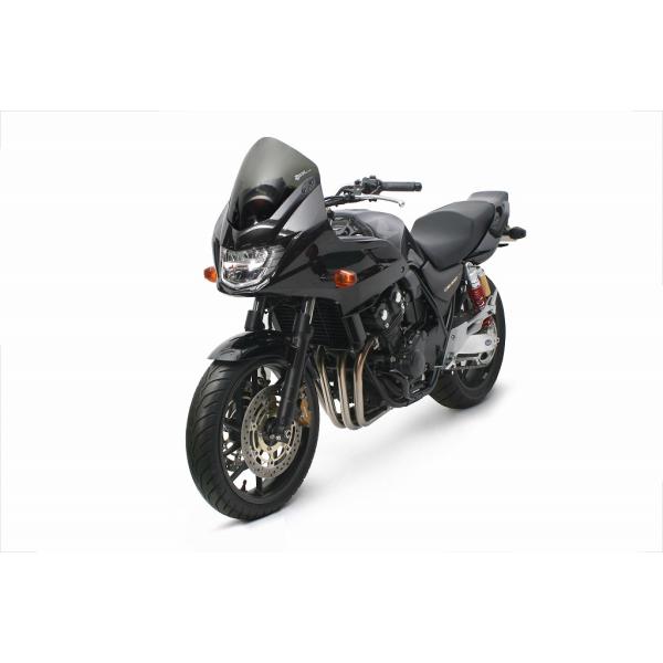◆適合車種CB400SB 2014 〜 2018CB400SB(ABS) 2014 〜 2019MOTOGPからアイデアを得て開発されたスクリーン。体を伏せたときに、スクリーンとヘルメットが一体化するように、スクリーン上部の一部がカットされ...