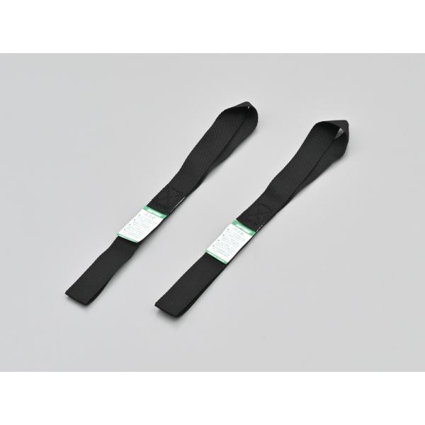 タイダウンベルトと併用することで、オートバイを傷つけずに固定できる補助ベルト。