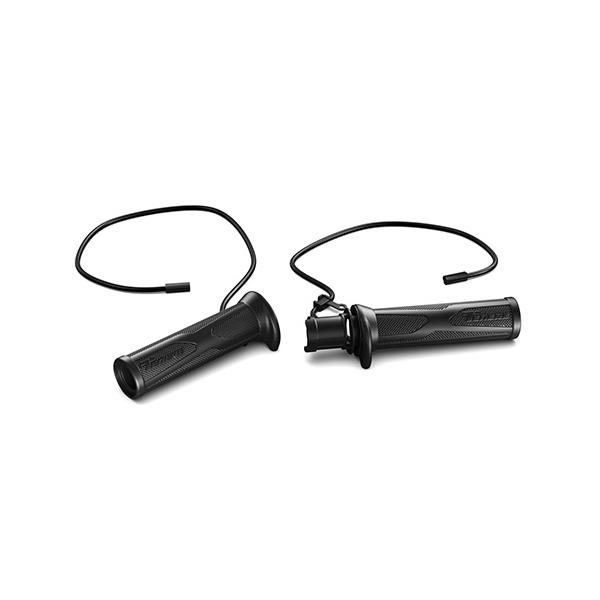 グリップ部に薄いラバーを使用することで、ヒーターの暖かさを伝わりやすくしたグリップウォーマー。ハンドル左のジョイスティックでメーターに表示された10段階の温度調整が可能。TENEREのロゴがグリップに入っておりドレスアップ目的としてもご使用...