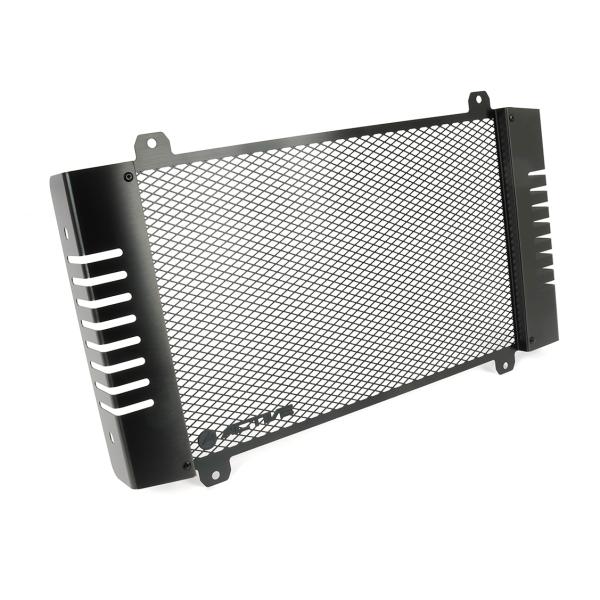 トラディショナルネイキッドに似合う、機能美を兼ね備えたラジエターガード。デブリ衝突でのフィン変形による冷却効率低下やラジエターの破損を防ぎます。ネイキッドだからこそ守りたいサイドタンクのカバーと一体型で、コアに添わせた形状です。◆適合車種：...