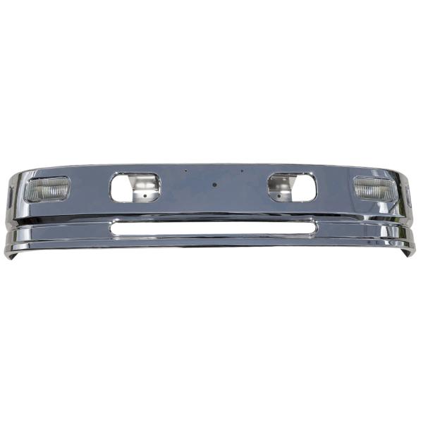 エルフ NEW PM 07 アトラス コンドル タイタン 標準 メッキ フロント バンパー フォグランプ付です。■メーカー：いすゞ　日産 UD マツダ■適合車種：　・エルフ　平成5年7月以降、平成19年1月以降　・アトラス　平成7年6月以降...