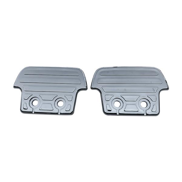 日野 グランド プロフィア フロント バンパー ステップ メッキプロテクター 足場です。フロントバンパーの足かけ部穴に付いているメッキプロテクター■適合車種メーカー：日野車種：グランド (NEW)プロフィア年式：H15.11〜H22.8車種...