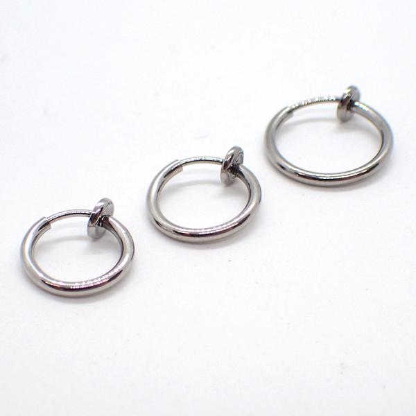 ポイント利用※※パーツのみの販売となります。ビーズは付属いたしませんのでご注意ください。※※【商品説明】ピアスを付けているみたい☆フープイヤリングパーツで、パーツを通してピアスのようにお使いいただけます。（スプリング式で耳に挟むタイプのため...