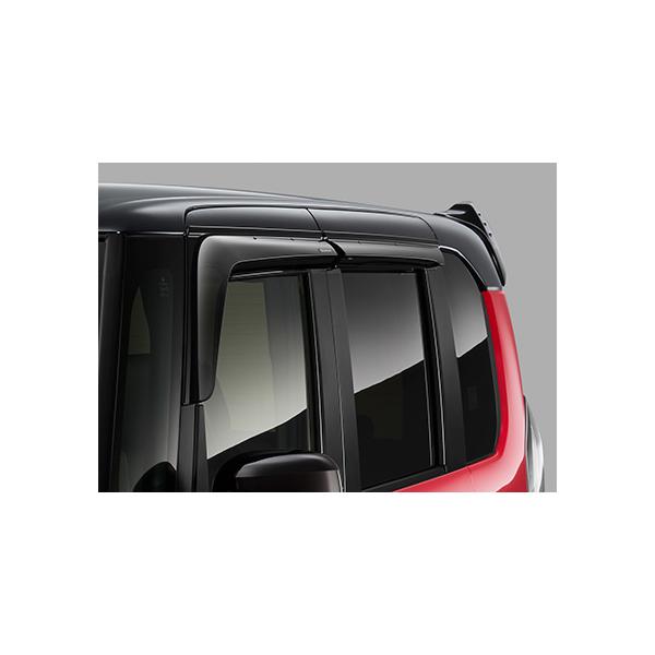 商品名：VENTILATED VISOR / ベンチレーテッドバイザー エンブレム付メーカー：ホンダ車名：N-BOX / N-BOXカスタム型式：JF3 / JF4年式：2017年9月〜エンジン型式：適合情報：FF・4WD共通商品構成：スモ...